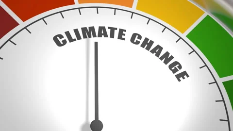 Climate change measuring device with arr... | Stock Video | Pond5