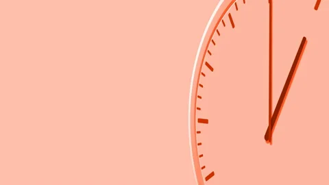 Clock Animation in 12 Hour Loop animatio... | Stock Video | Pond5