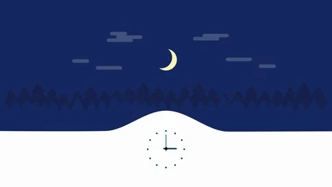 Clock Animation - 24 Hours With Day And ... | Stock Video | Pond5