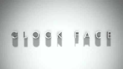 Clock Face 3D Stock Videos – Royalty-Free HD & 4K Videos | Pond5