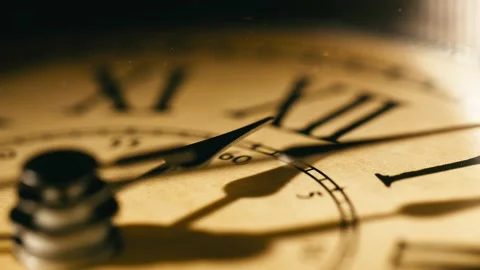 Clock Hands Spinning Fast Time Flies | Stock Video | Pond5