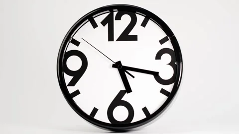Clock Spinning Fast Stock Footage ~ Royalty Free Stock Videos | Pond5