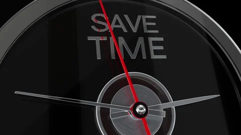 Clock Save Time Stock Videos – Royalty-Free HD & 4K Videos