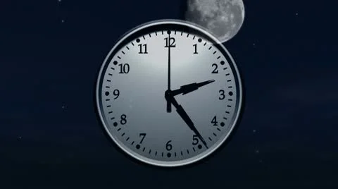 clock spinning 24 hours (loop) | Stock Video | Pond5