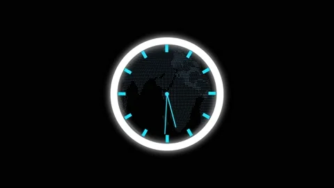 clock time lapse. technology timer clock... | Stock Video | Pond5