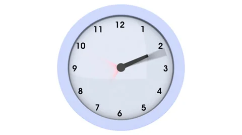 clock: time moving fast causing spinning... | Stock Video | Pond5