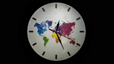Time Zone Map Stock Footage ~ Royalty Free Stock Videos | Pond5