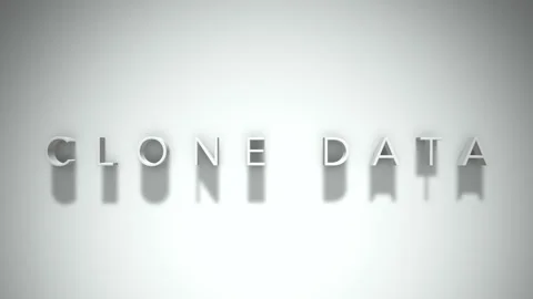 clone data 3D title animation with shado... | Stock Video | Pond5