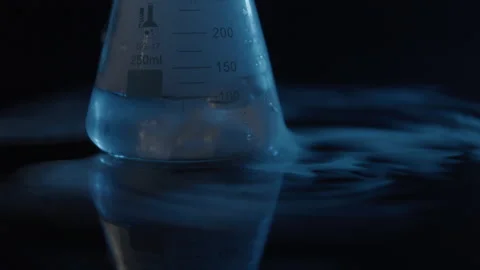 Close-up of Abstract Science Experiment ... | Stock Video | Pond5