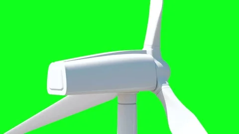 Close-up Animation of Modern Wind Turbin... | Stock Video | Pond5