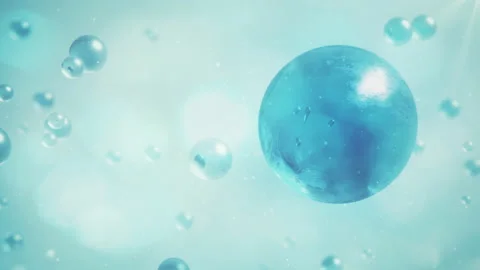 Close up Animation Oxygen Bubble Molecul... | Stock Video | Pond5