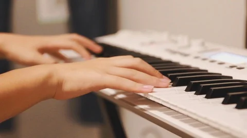 Close up of an asian boy hand practicing... | Stock Video | Pond5