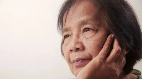 Granny Face Sitting Stock Video Footage | Royalty Free Granny Face ...