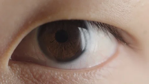 close up asian man eye looking around op... | Stock Video | Pond5