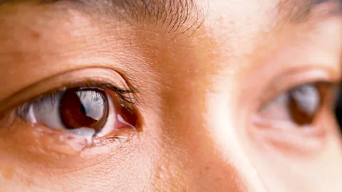 Close up of Asian woman crying with tear... | Stock Video | Pond5