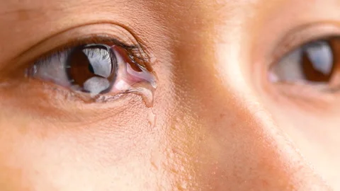 Close up of Asian woman crying with tear... | Stock Video | Pond5
