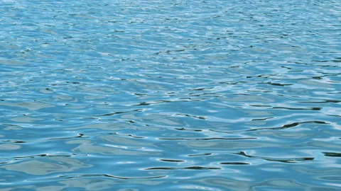 Close-up of beautiful ripples on blue wa... | Stock Video | Pond5