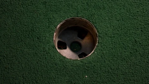 A close up birds eye view of an orange m... | Stock Video | Pond5