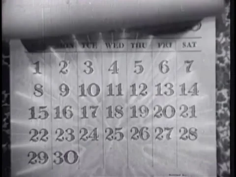 Calendar Turning Stock Video Footage | Royalty Free Calendar Turning ...
