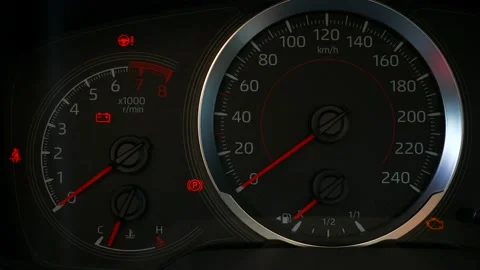Car Speedometer Stock Videos – Royalty-Free HD & 4K Videos