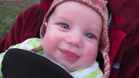 Close up of caucasian mother rocking bab... | Stock Video | Pond5