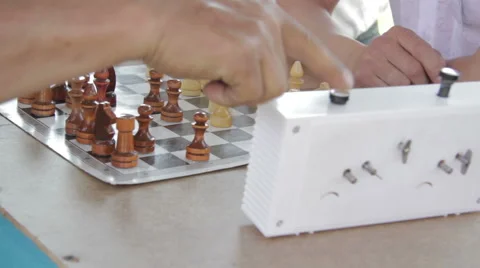 Close-Up Of Chess Game Tournament | Stock Video | Pond5