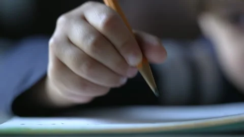 Hand Erasing With Pencil