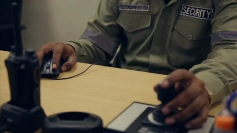 A close up of a control room officer, mo... | Stock Video | Pond5