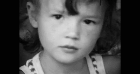 Close-up, cute little girl portrait. Ado... | Stock Video | Pond5