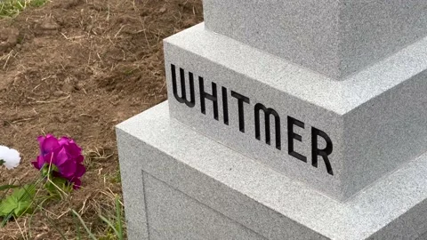 close up at David Whitmer's gravesite an... | Stock Video | Pond5