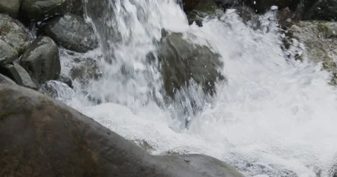 Close up detail of river water current f... | Stock Video | Pond5
