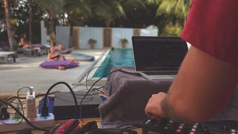 Pool Dj Stock Video Footage | Royalty Free Pool Dj Videos | Pond5