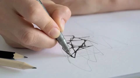 Black Sketch Paper Stock Videos – Royalty-Free HD & 4K Videos | Pond5