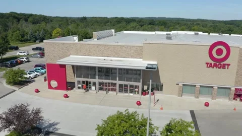 Close Up Establishing Shot of Target Ret... | Stock Video | Pond5