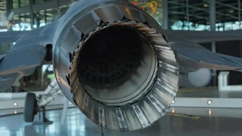 Close-up of F-16 Fighter Jet Engine Exha... | Stock Video | Pond5
