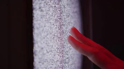 Close up of Female Fingers Touching Stat... | Stock Video | Pond5