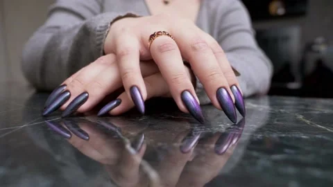 Glitter Nails Long Stock Videos – Royalty-Free HD & 4K Videos | Pond5