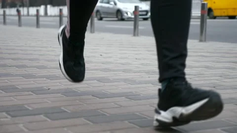 Running Footsteps Stock Video Footage | Royalty Free Running Footsteps ...
