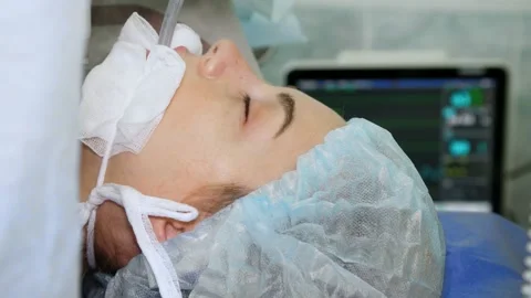 Anesthesia Mask Female Stock Footage ~ Royalty Free Stock Videos | Pond5