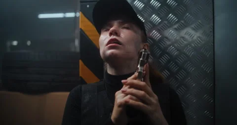 Close Up of Female Secret Agent Hiding B... | Stock Video | Pond5