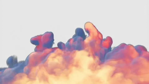 Close up of Fire and Smoke boiling, seam... | Stock Video | Pond5