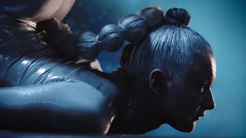 Close-up of a Flexible Woman Contortioni... | Stock Video | Pond5