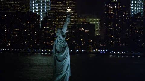 Statue Of Liberty Night Stock Videos – Royalty-Free HD & 4K Videos