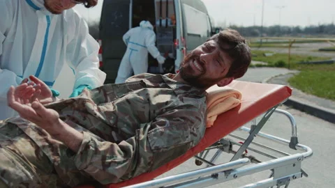 Close-up footage of suffering from pain ... | Stock Video | Pond5