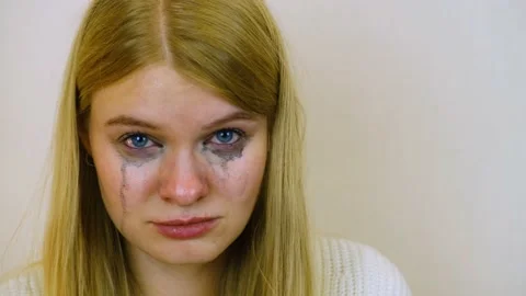 Girl Crying Scary Stock Video Footage | Royalty Free Girl Crying Scary ...