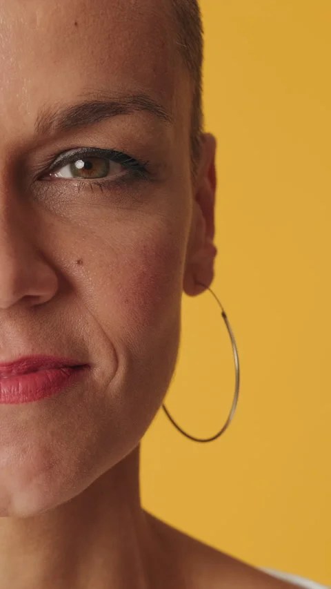 Half Eyes Close Stock Videos – Royalty-Free HD & 4K Videos | Pond5