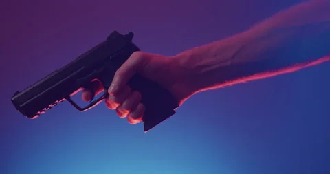 Close up of hand raising and lowering a ... | Stock Video | Pond5