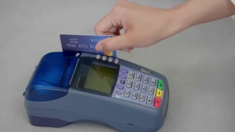 Credit Card Swipe Stock Video Footage | Royalty Free Credit Card Swipe ...