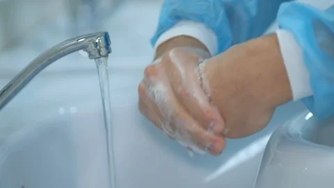 Hand Washing Doctor Stock Video Footage | Royalty Free Hand Washing ...