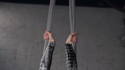 Close up of the hands of a circus acroba... | Stock Video | Pond5